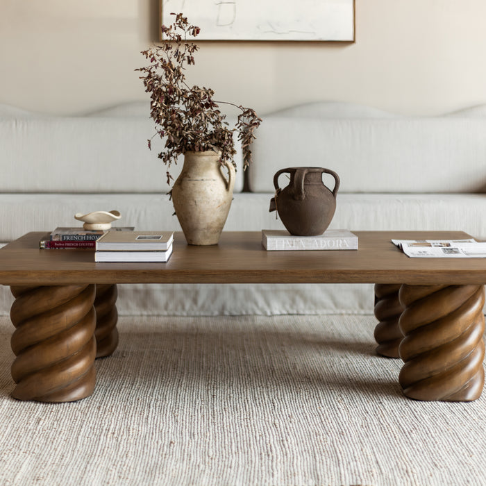 Designer Coffee Tables: Fossil Stone, Marble, Wooden, Round & White ...