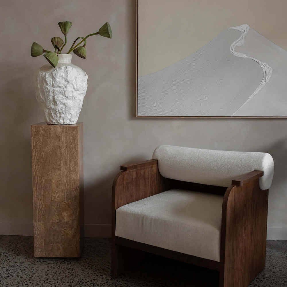 Moreno Stone Plinths - En Gold