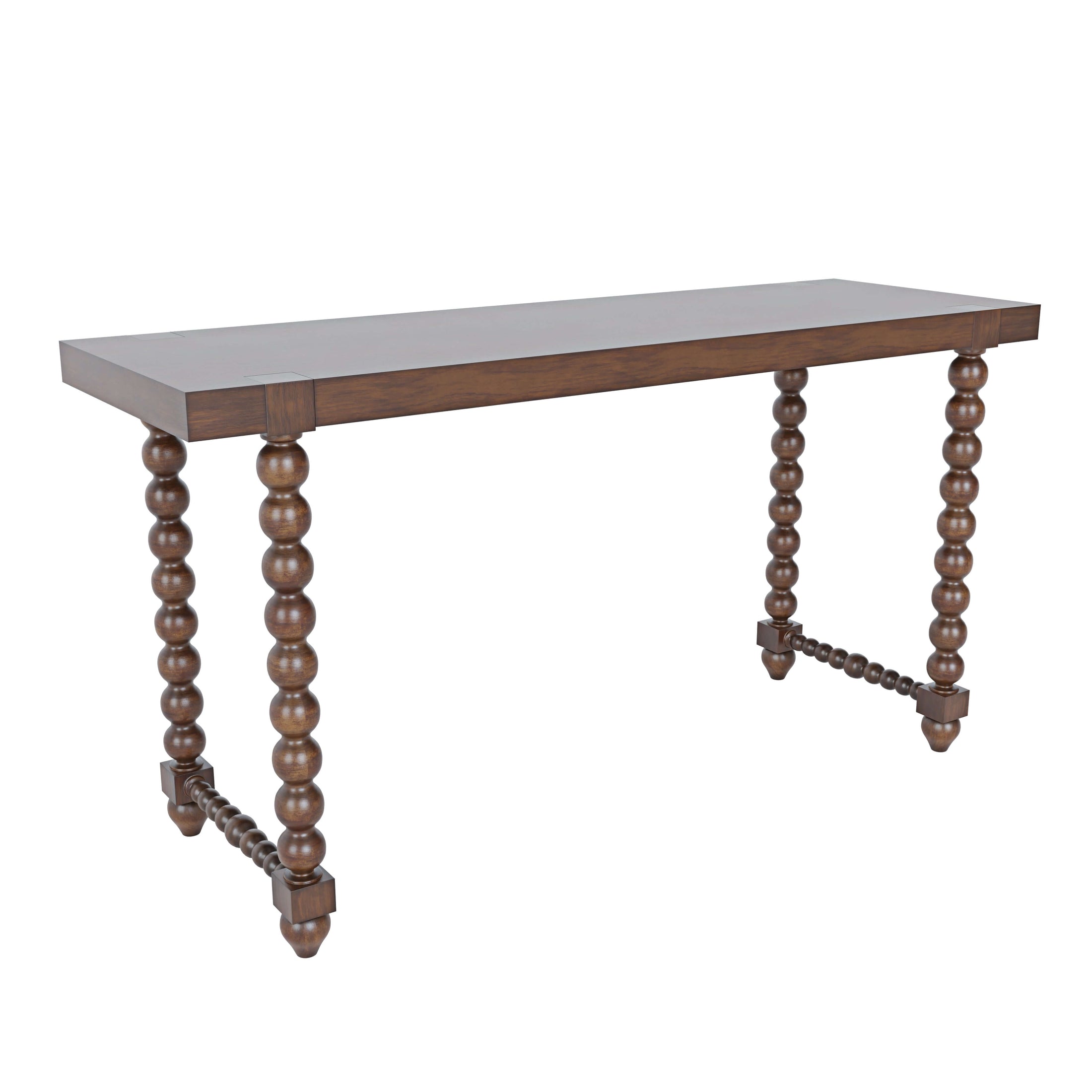 Santos Console Table, Gmelina Wood - En Gold
