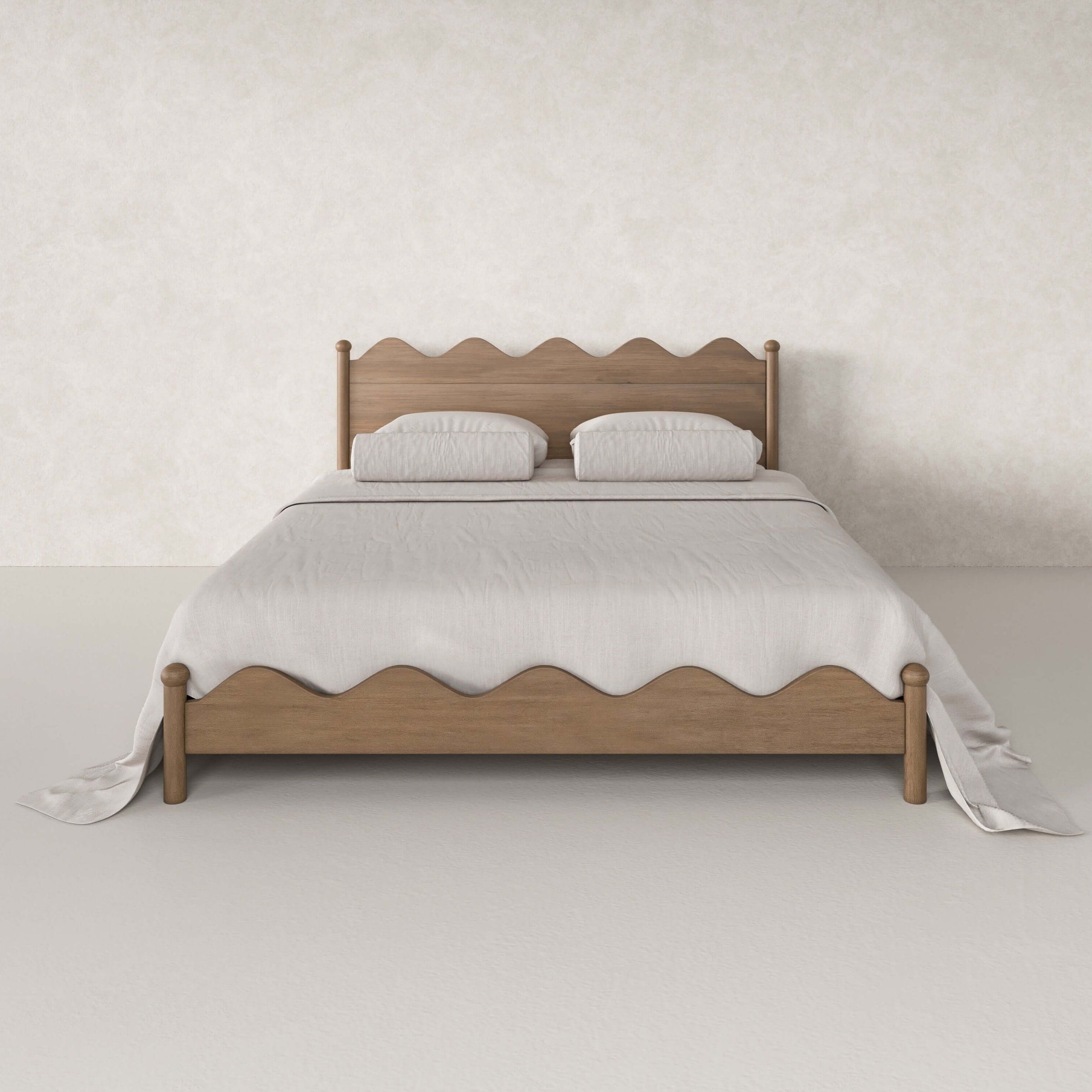 Rico Bed Frame, Queen - En Gold
