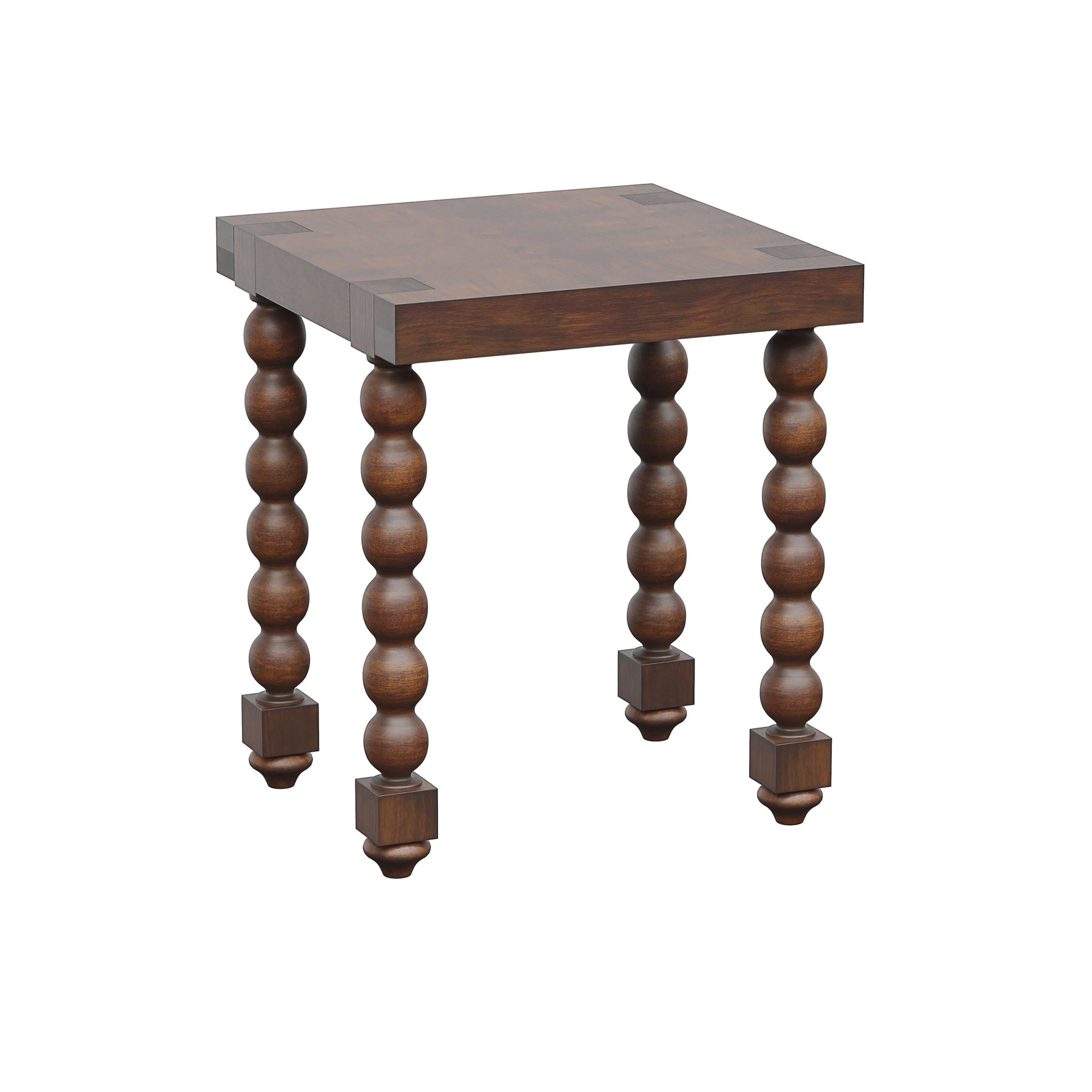 Santos Side Table, Gmelina Wood - En Gold